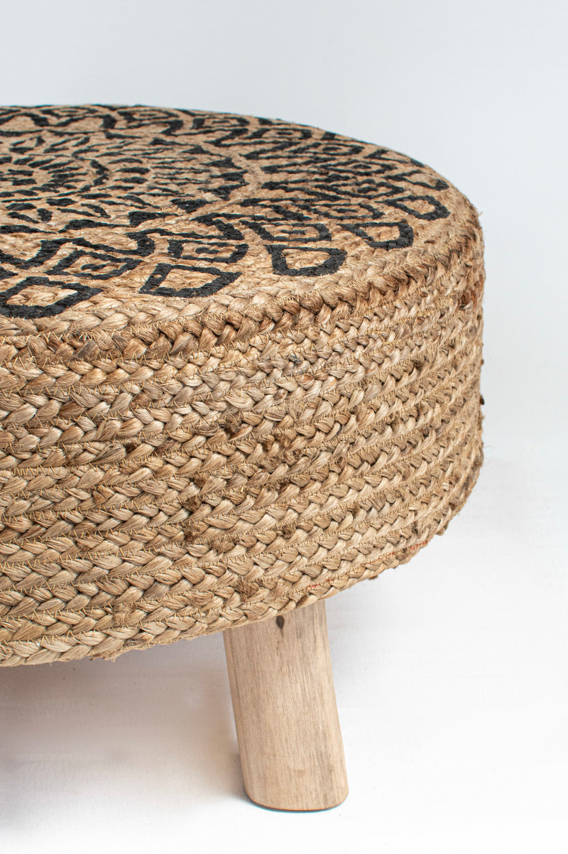 Jute Stool – Oak Tree Living